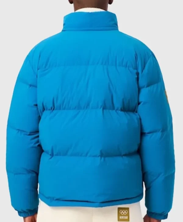 Lacoste x Olympic Heritage Cortina Blue Puffer Jacket