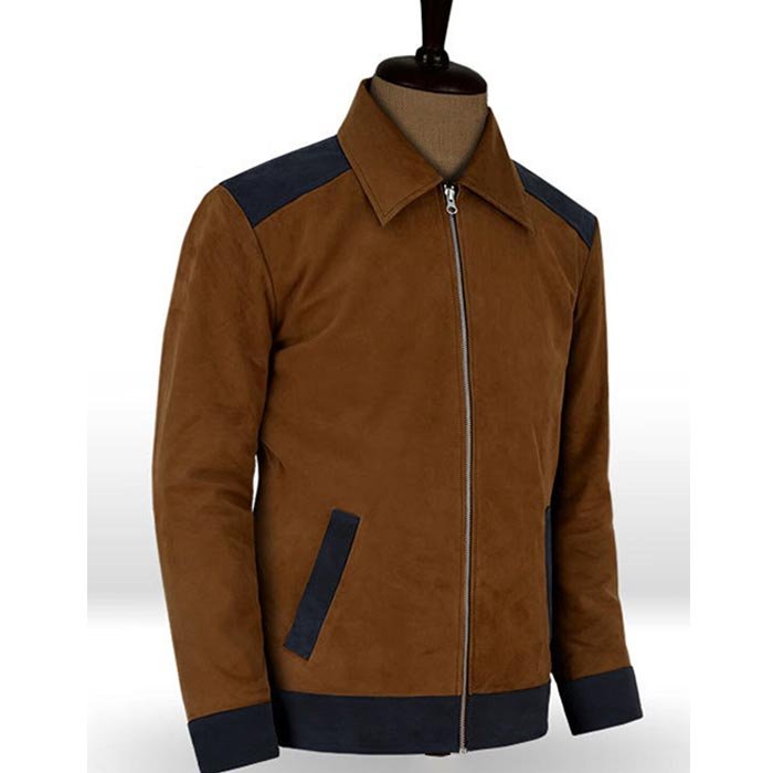 Cristiano Ronaldo Brown 2026 Suede Jacket