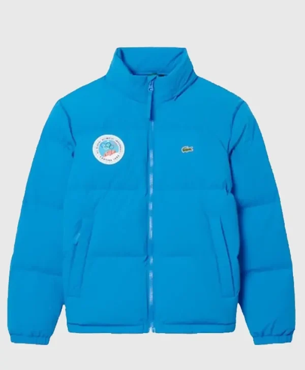 Lacoste x Olympic Heritage Cortina Blue Puffer Jacket