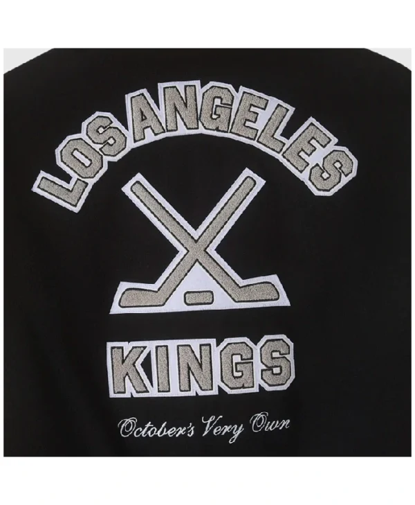 LA OVO Kings Black and Beige 2026 Varsity Jacket