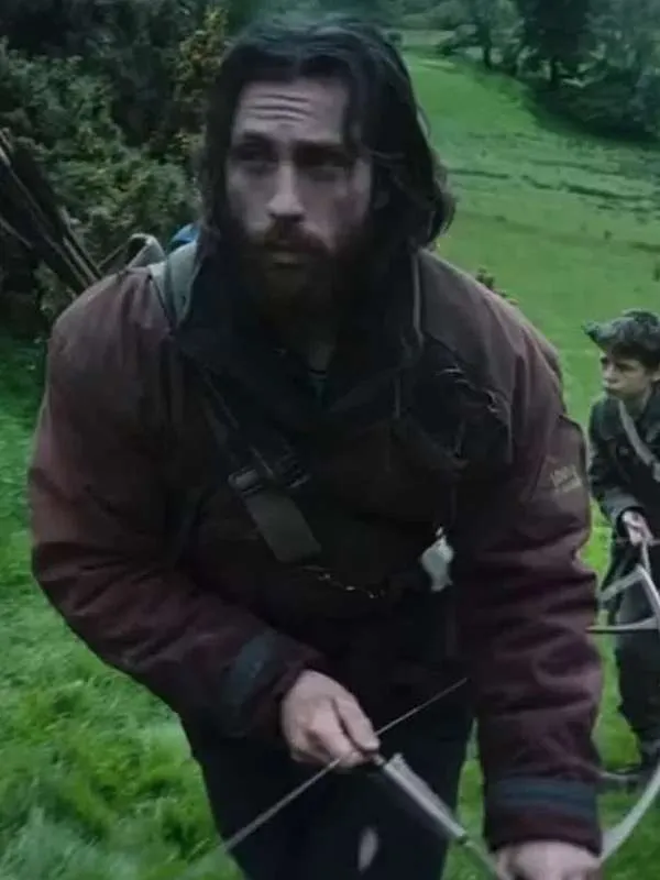 Aaron Taylor Johnson 28 Years Later 2025 Maroon Jacket